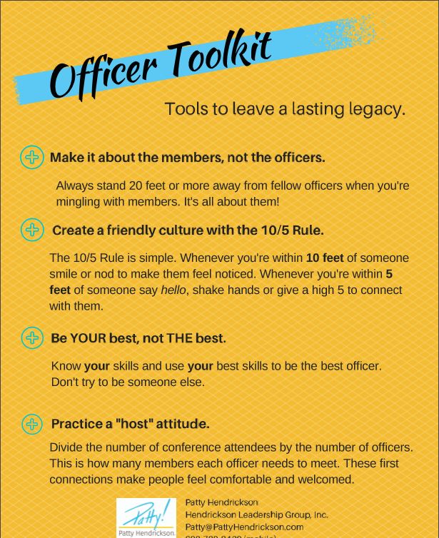 Officer Toolkit - Leadership Tools to Start Right - Patty Hendrickson ...